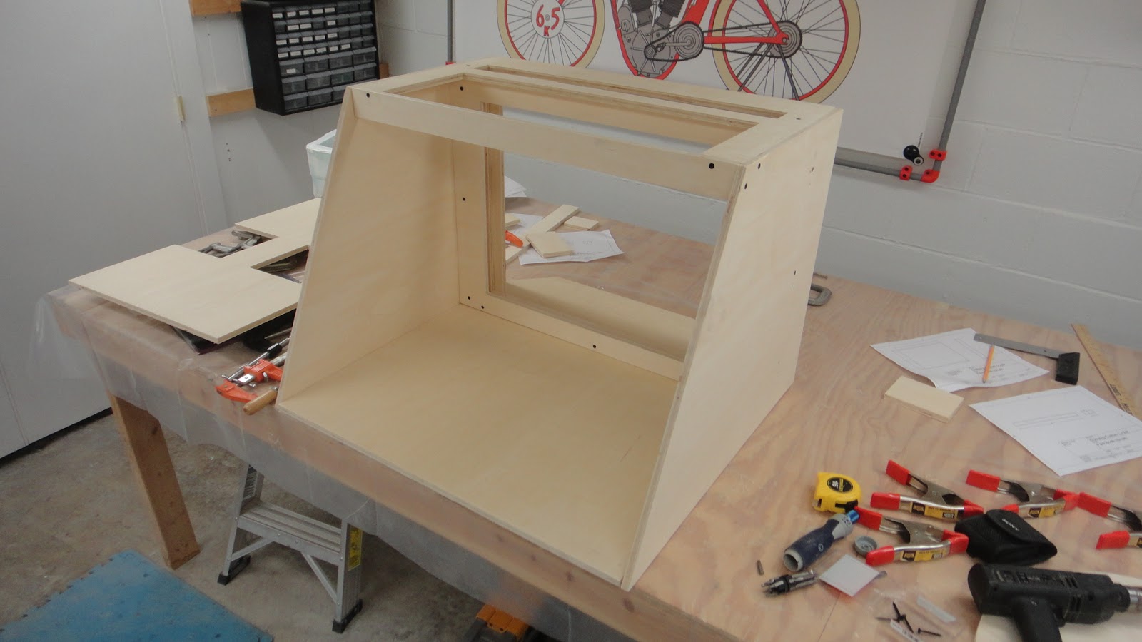 The Tinkers Workshop: Work Table Spray Booth Project Pt. 2