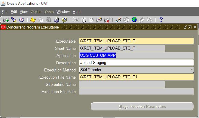 Oracle Ebs Erp Sqlloader Concurrent Program Oracle Apps R12