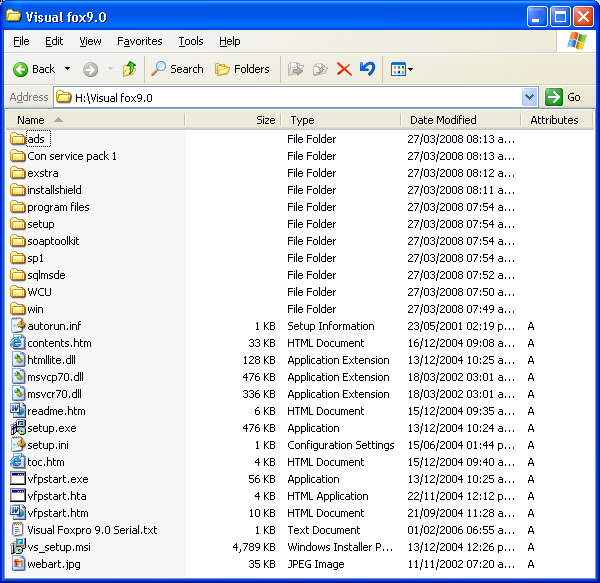 Tips de Programación: Visual FoxPro 9.0 - Instalación Visual FoxPro 9.0
