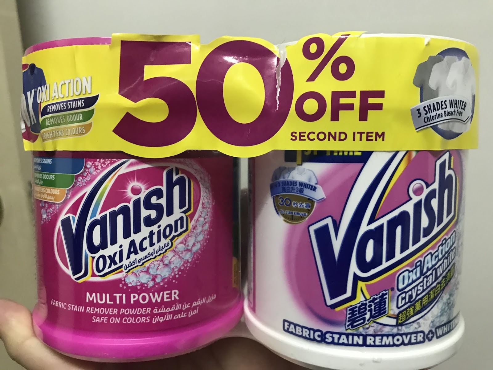 Review Vanish Oxi Action | cik sukα taip