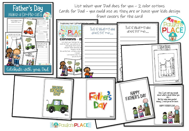 Paula's Place Teaching Resources: How do you celebrate Father's Day ...