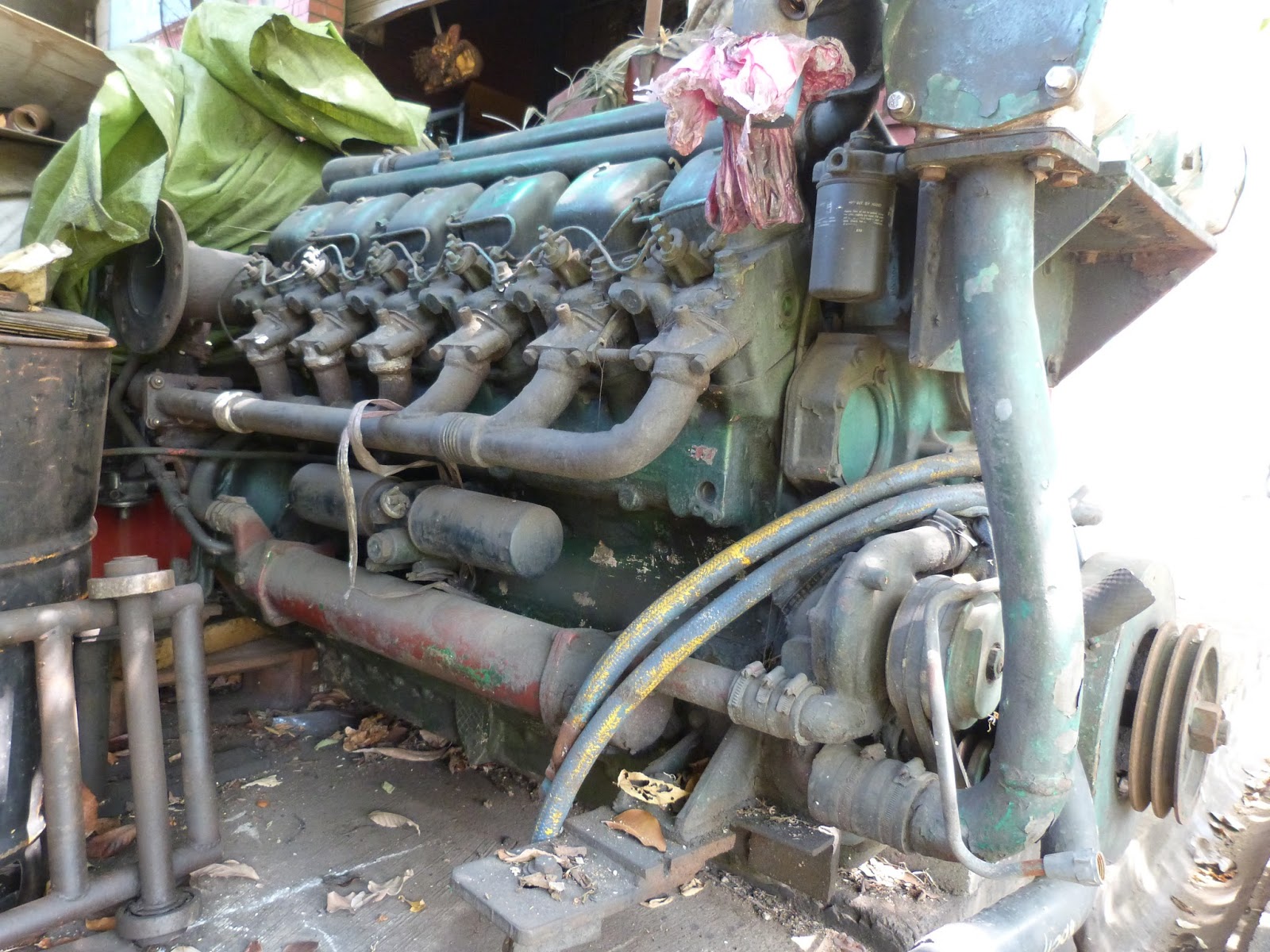 marine engine singapore: Selling USED MWM v12 marine engine for SGD$4,000