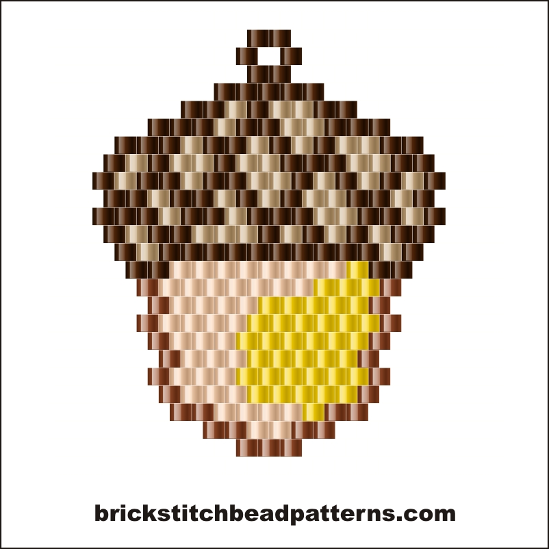 Acorn Earrings Pattern