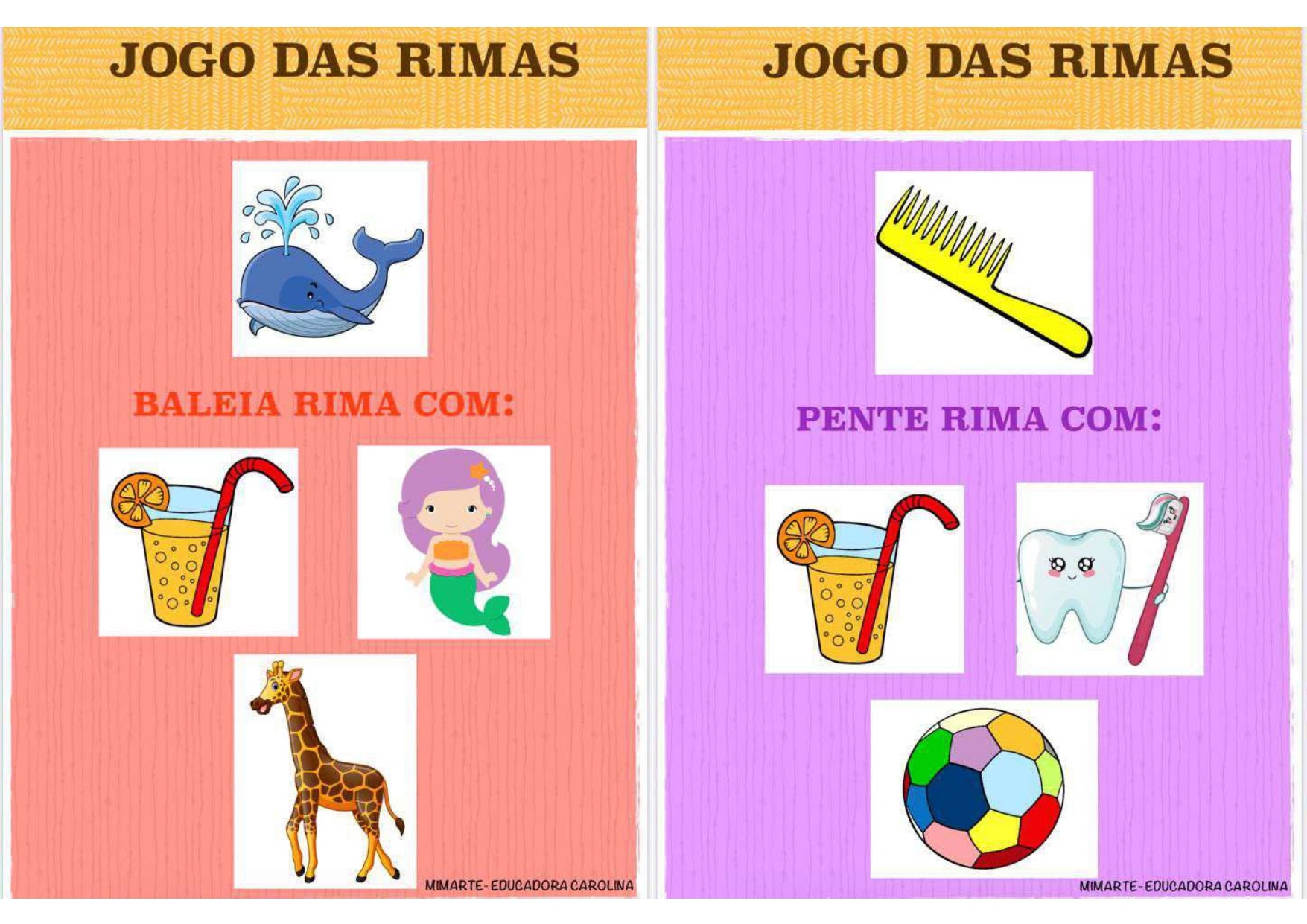 Educação Inclusiva para Todos: Jogo das Rimas