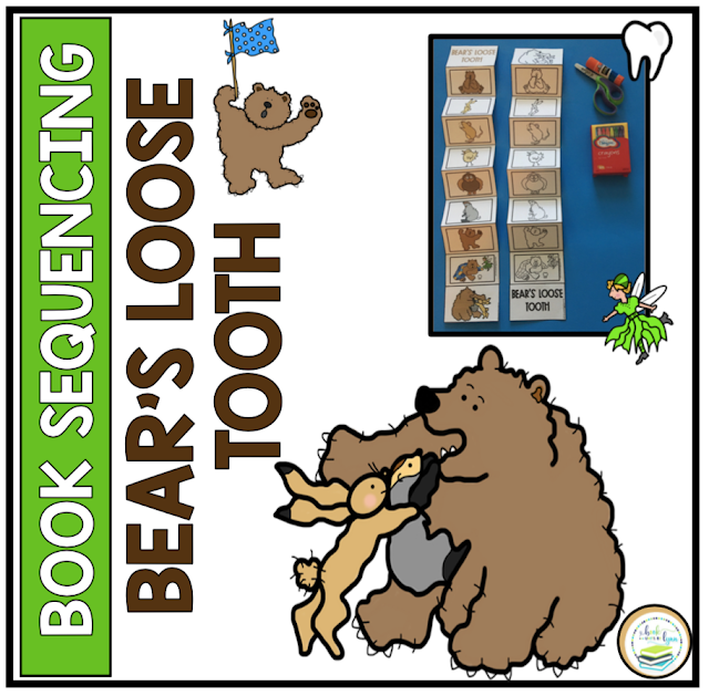 BEAR'S LOOSE TOOTH SEQUENCING BOOK CRAFT ~ Book Units by Lynn