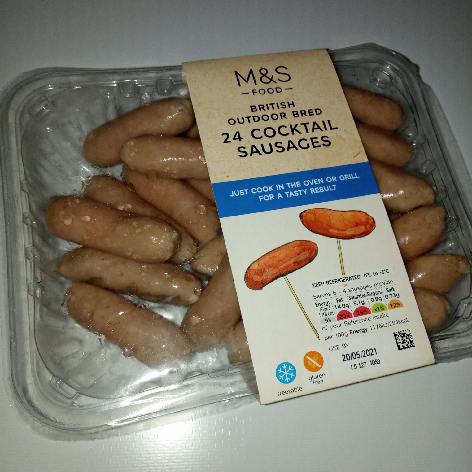 Supersupergirl's Food Reviews: M&S Cocktail sausages