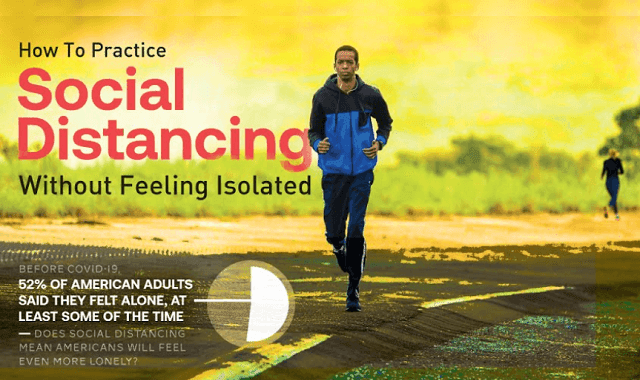 Social Distancing Without Isolation #Infographic - Visualistan
