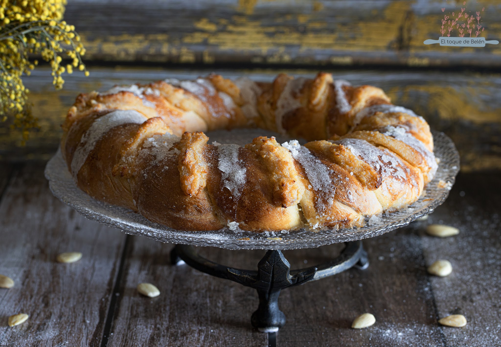 ROSCA RELLENA DE CREMA PASTELERA - El toque de Belén