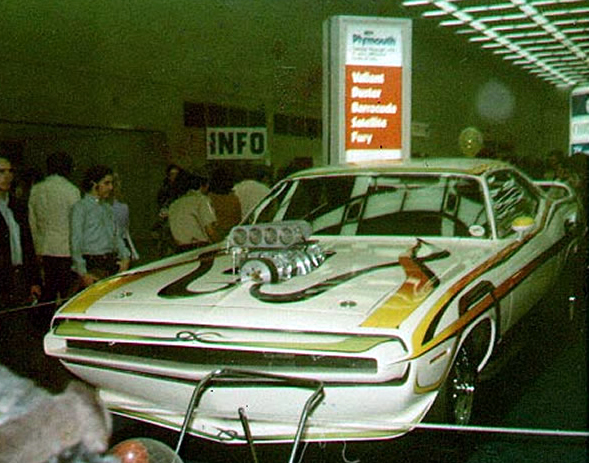 Just A Car Guy: The RTX Cuda, helluva cool custom grill and far out 70s ...