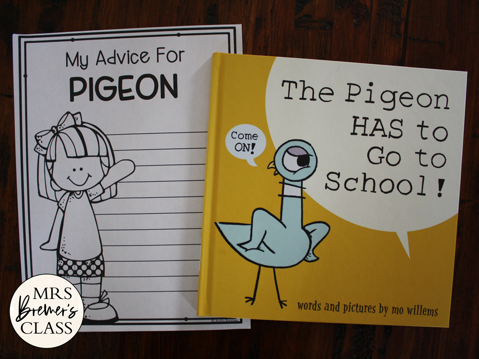 Pigeon HAS to Go to School! Book Activities and Ideas | Mrs. Bremer's Class