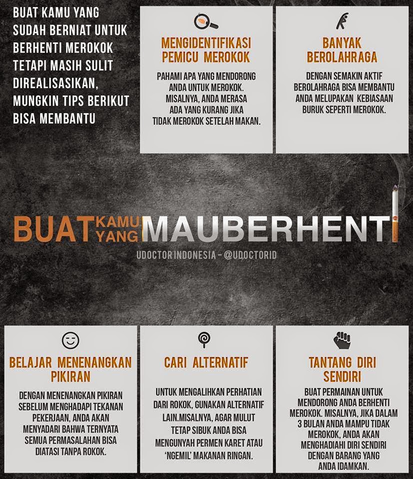 Mau Berhenti Merokok? - Infografis Kesehatan