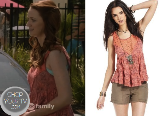 Switched at Birth: Season 2 Episode 17 Parker's Print Tank | Shop Your TV