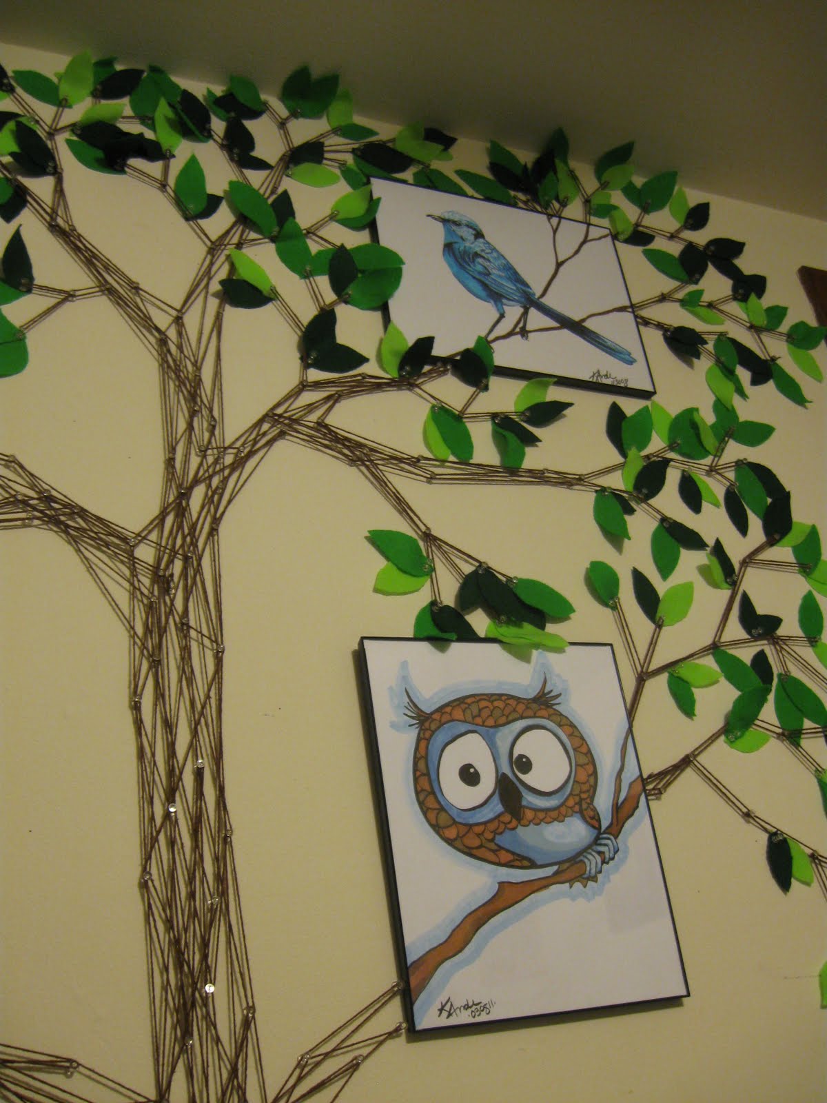 Kandeart.com blog!: Baby's First String Tree - A How-To Post