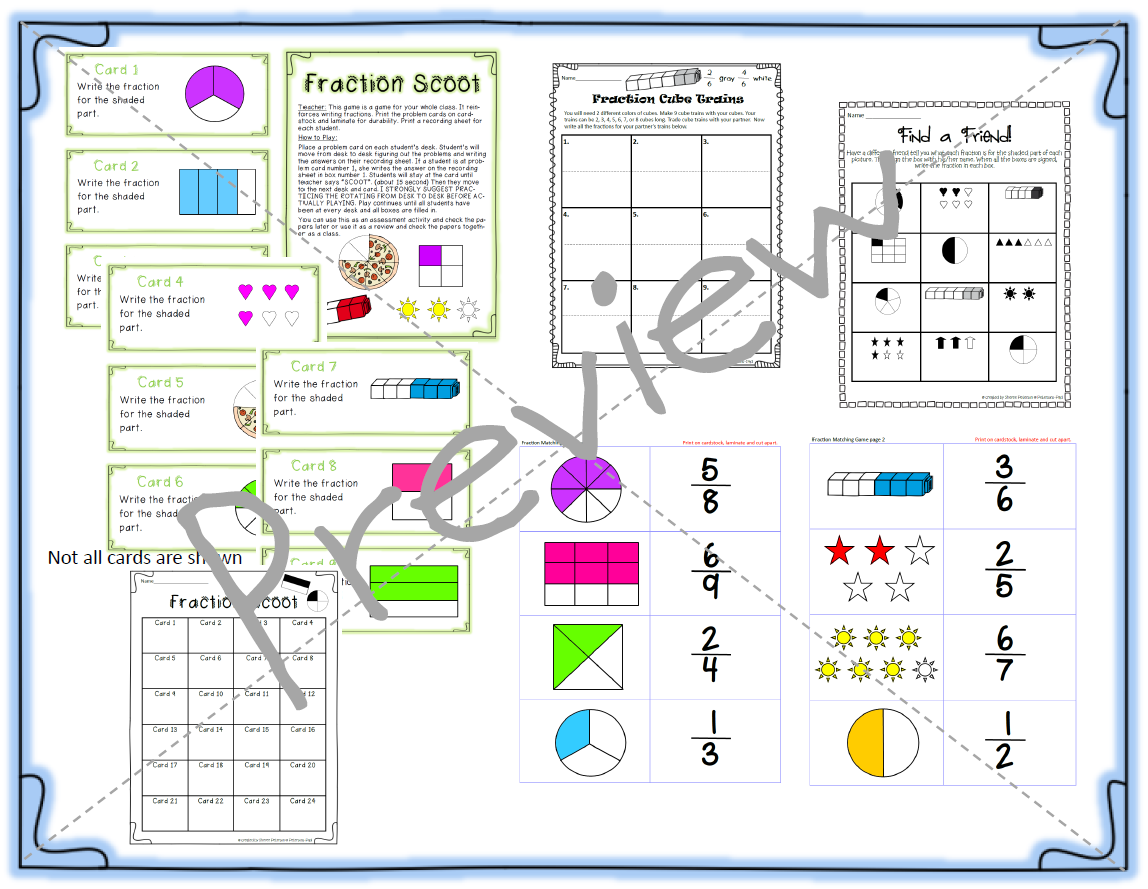 Peterson's Pad: Fraction Packet