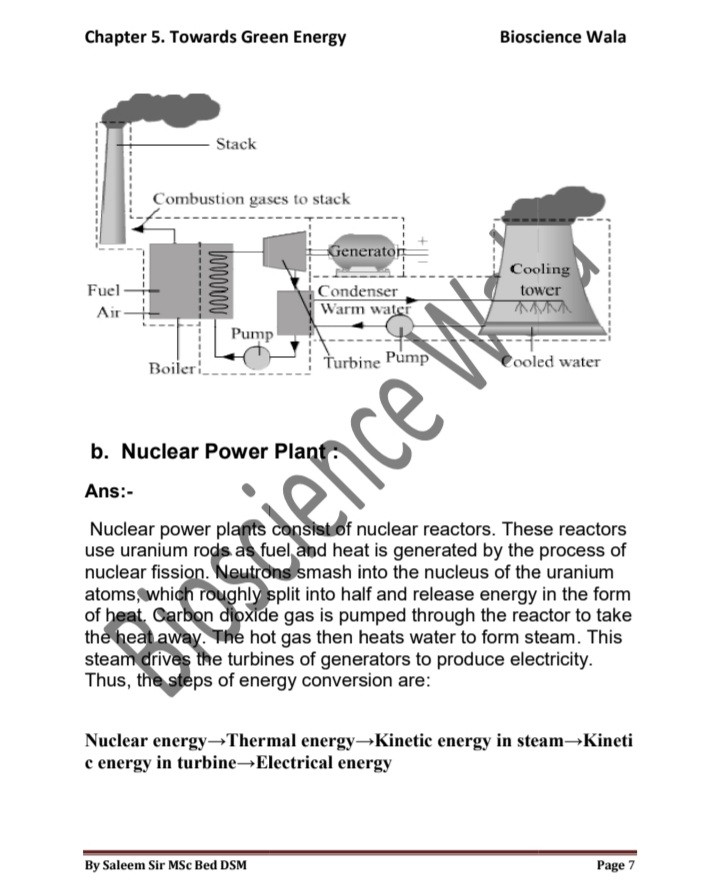 10th Class Science 2 Chapter 5 Textbook Solution - Bioscience wala