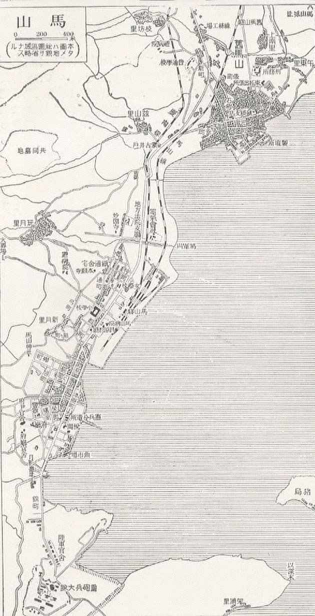 Map of Masan under Japanese rule in 1912-1912년 마산의 일제 강점기 지적도-국가기록원 자료