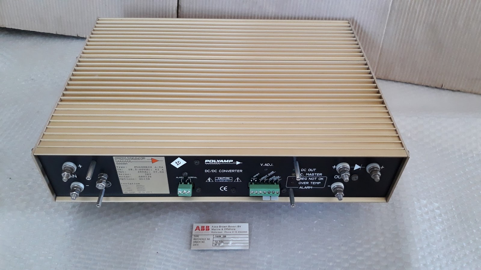 POLYAMP PU600B24 A YA DC/DC CONVERTER - Aeliya Marine