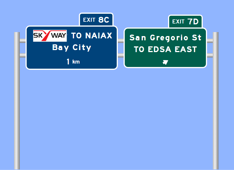 SLEX signage improvement ideas between Alabang and Buendia