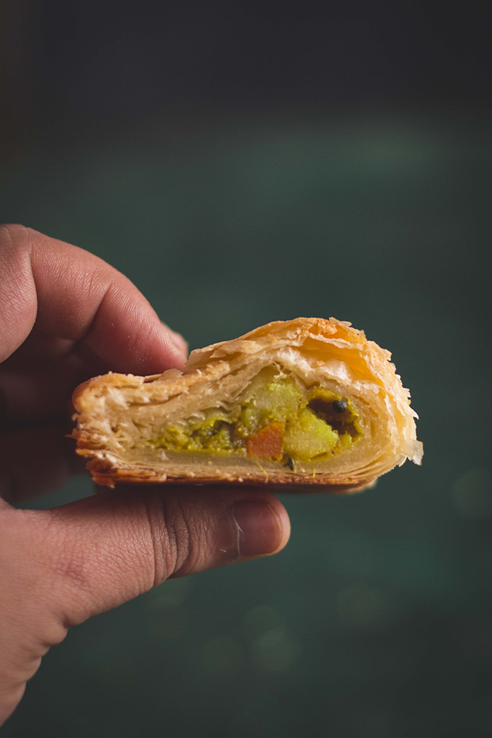 One Teaspoon Of Life: How to make vegetable puff | Indian Veg Puff ...