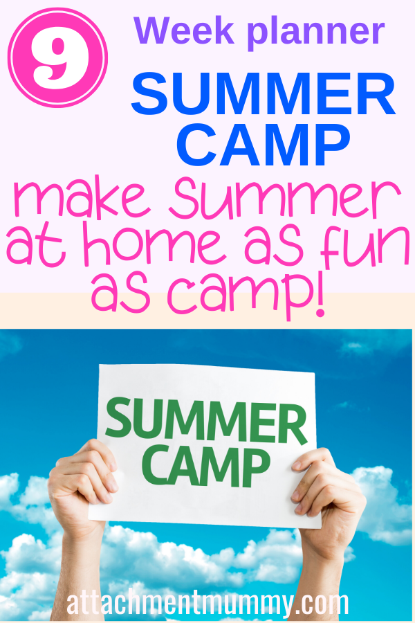 Summer Camp at Home Planner {with 9 Weekly Themes & Activity Ideas}