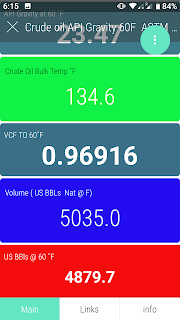Crude Oil API Gravity Conversion to 60 deg F and Volume Calculation App ...