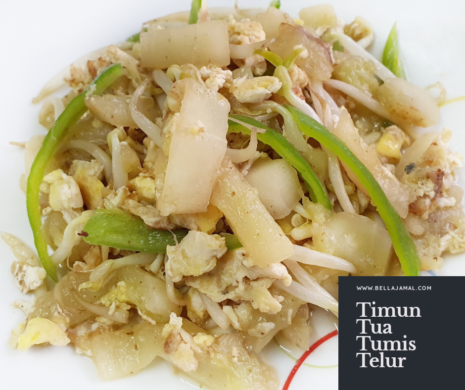 Timun Tua Tumis Telur