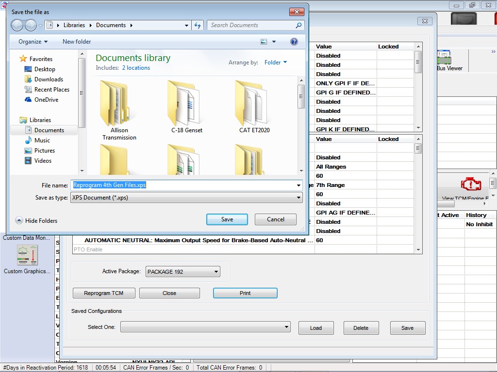Reprogramming TCM on ALLISON DOC Software (ALLISON Transmission) - Blog ...