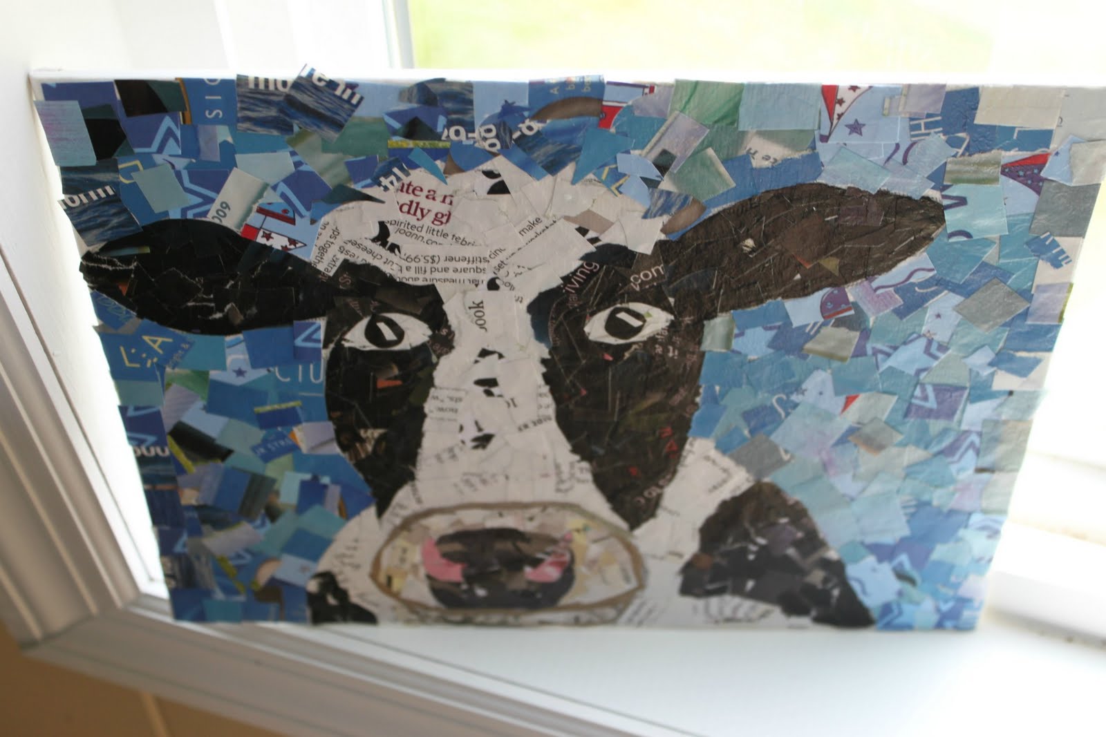 PitterAndGlink: Fun Magazine Scrap Cow Collage