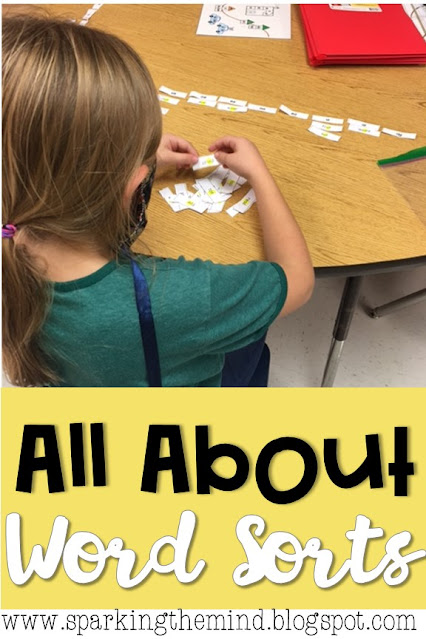 Mind Sparks: All About Word Sorts Part 2: Types of Sorts