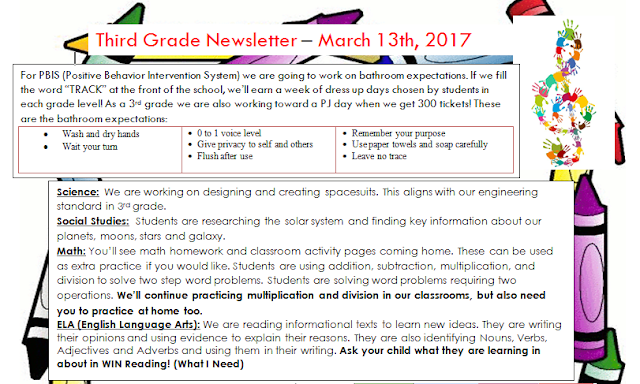 Mrs. Smith's classroom blog: March 13th, 2017