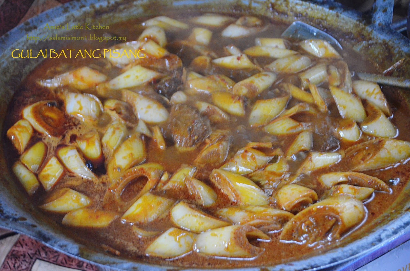 Gulai Batang Pisang - Amie's Little Kitchen