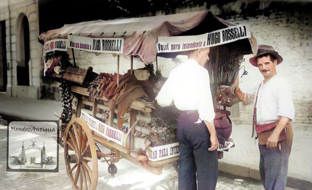 Verdulero ambulante. Rosario, Santa Fe, 1934. | Fotos Antiguas de ...