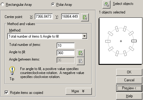 Prinsip Cara Melakukan Array Objek di AutoCAD | Tutorial Autocad X
