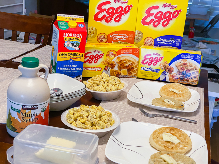 Kelloggs Eggo Cereal Maple Syrup