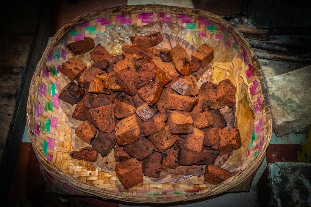 Preparation of Podo Pitha for Lord Jagannath