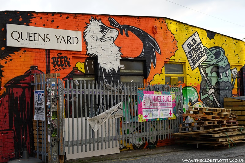 Hackney Wick Street Art - The Globe Trotter