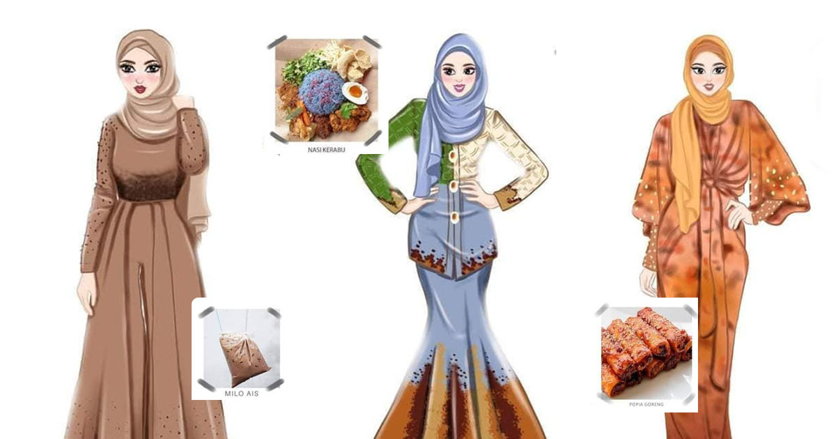 Koleksi 30 Hari 30 Baju Raya Inspirasi Daripada Kuih Muih, Biskut Serta ...