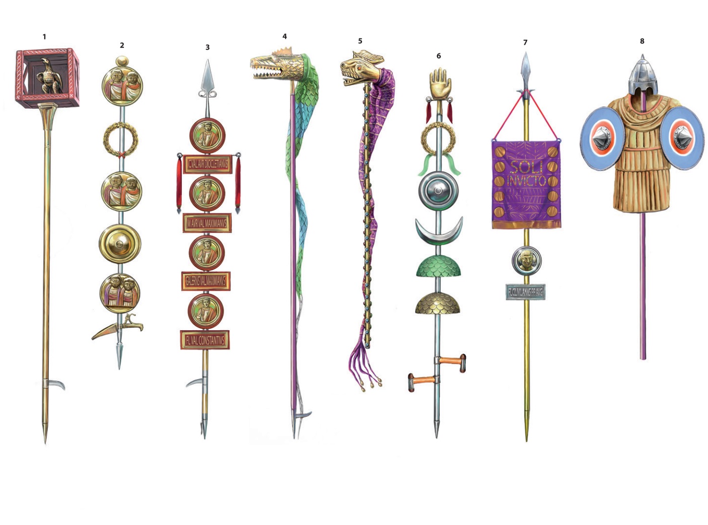 imágeneshistóricas.blogspot.es: Roman Standards & Standard-Bearers (2 ...