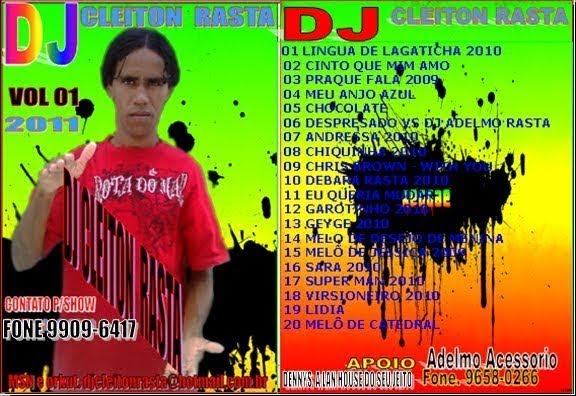 DJ Cleiton Rasta .: DJ CLEITON RASTA . : VOL: 01