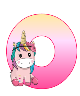 Kits imprimibles gratis : Abecedario unicornio