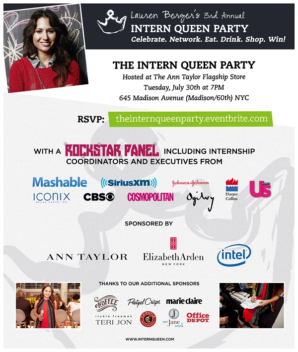 Intern Queen Party - Royally Pink