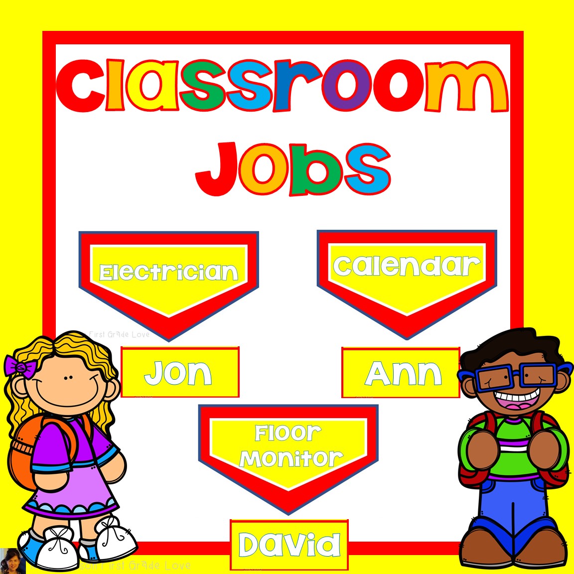 First Grade Love: 43 Classroom Jobs Your Students Can Do!