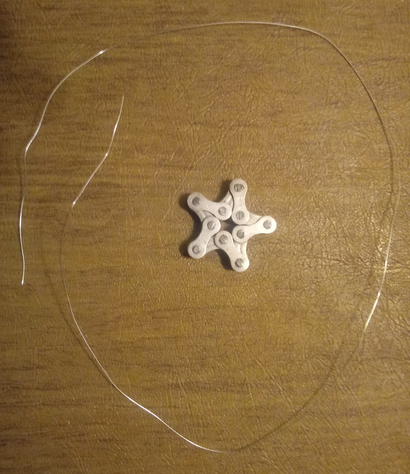 Kent's Bike Blog: How To Make Recycled Bike Chain Christmas Star Ornaments