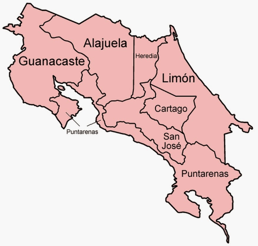 MAPAS DE: Cartago. Provincia N° 3 de Costa Rica
