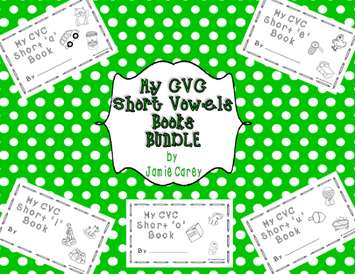 Busy Mama & Her Boys: My CVC Short Vowel Books