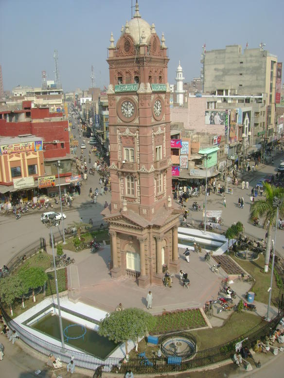 BEAUTY OF PAKISTAN: Clock Tower in Faisalabad