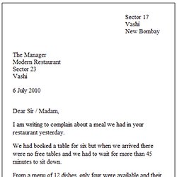 English Letter Writing - Formal Letter