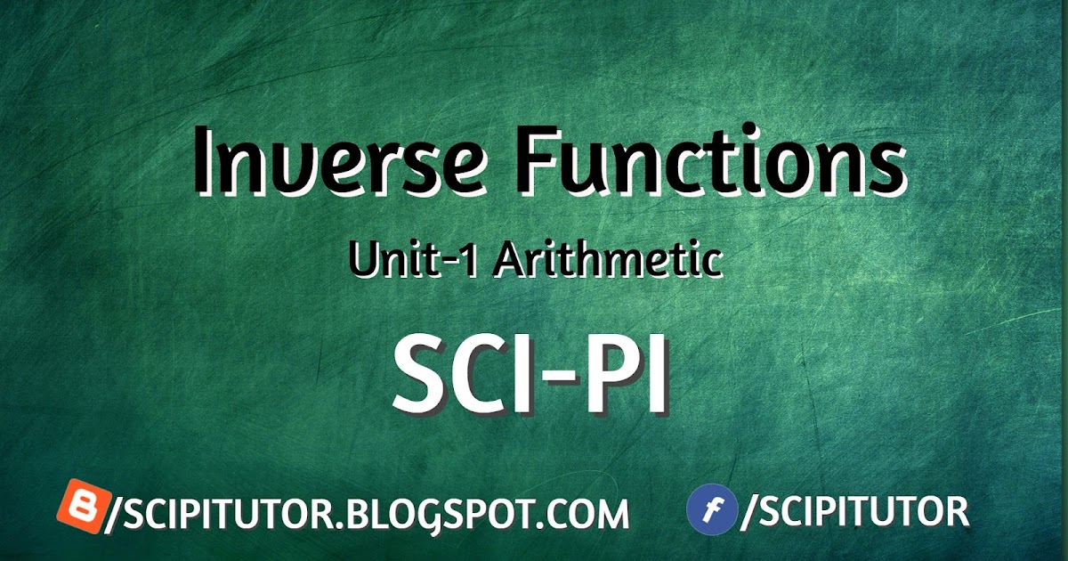 Inverse Function - Chapter 4 Algebra | Optional Mathematics