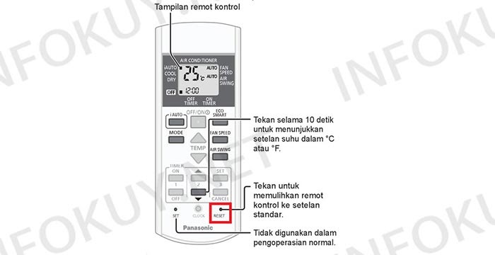 Cara Setting Remote Aircond Panasonic
