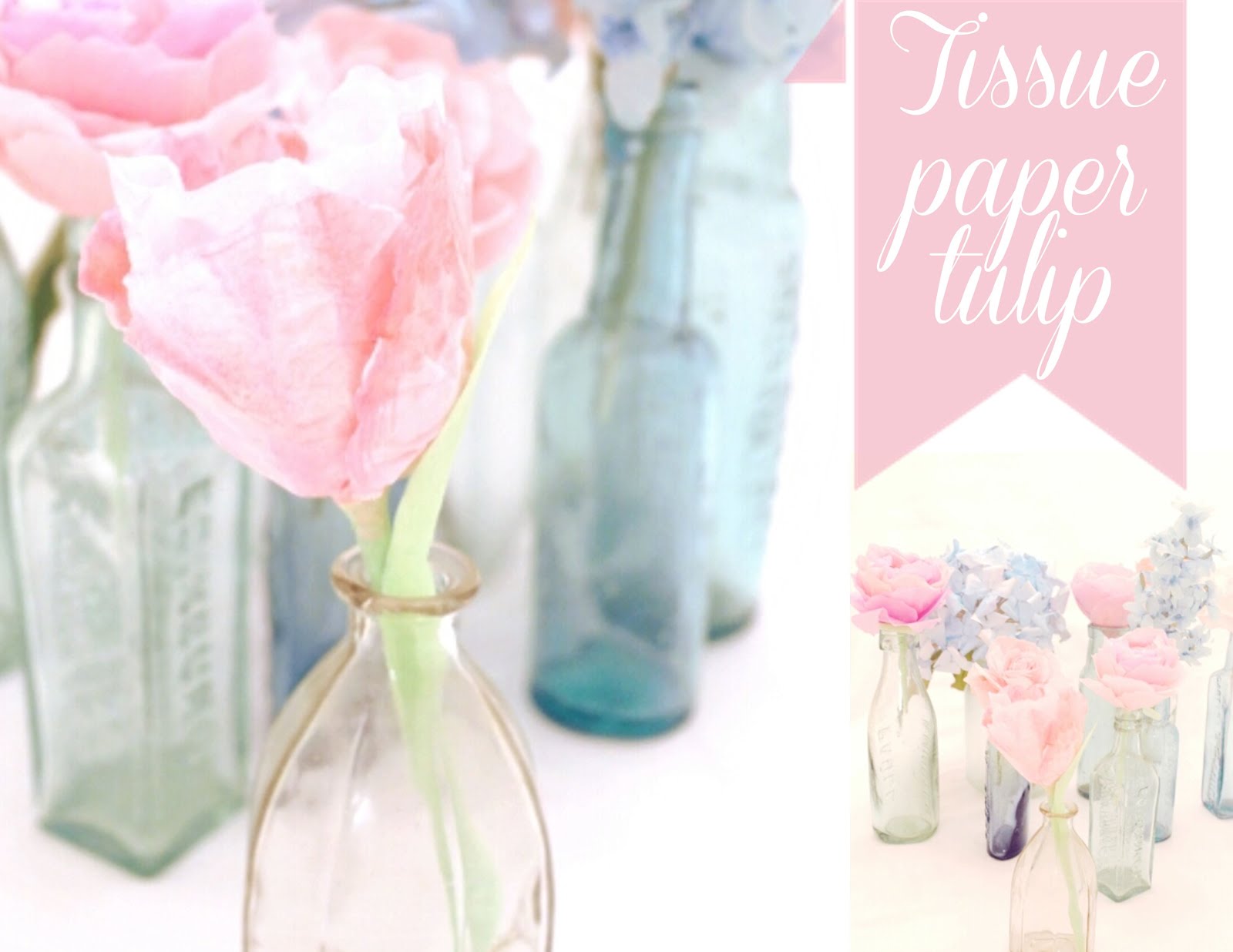 tissue paper tulip tutorial